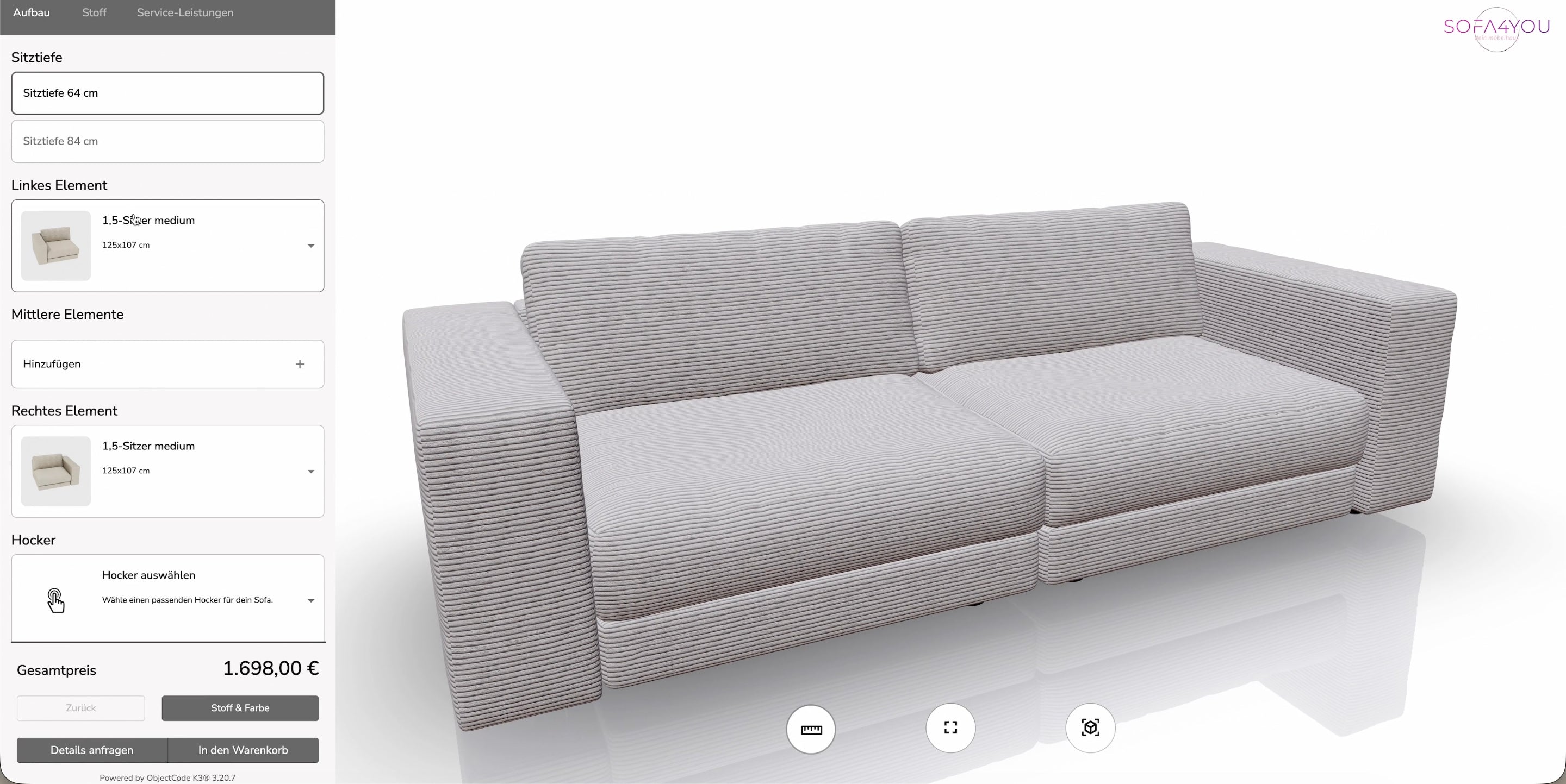 Mit dem Sofa Konfigurator zu deinem Traumsofa | Sofa4You – Sofa4You